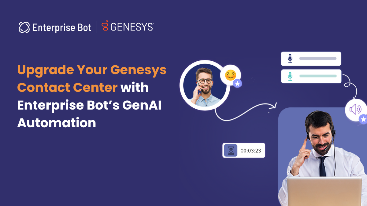 Upgrade Your Genesys Contact Center with Enterprise Bot’s GenAI Automation